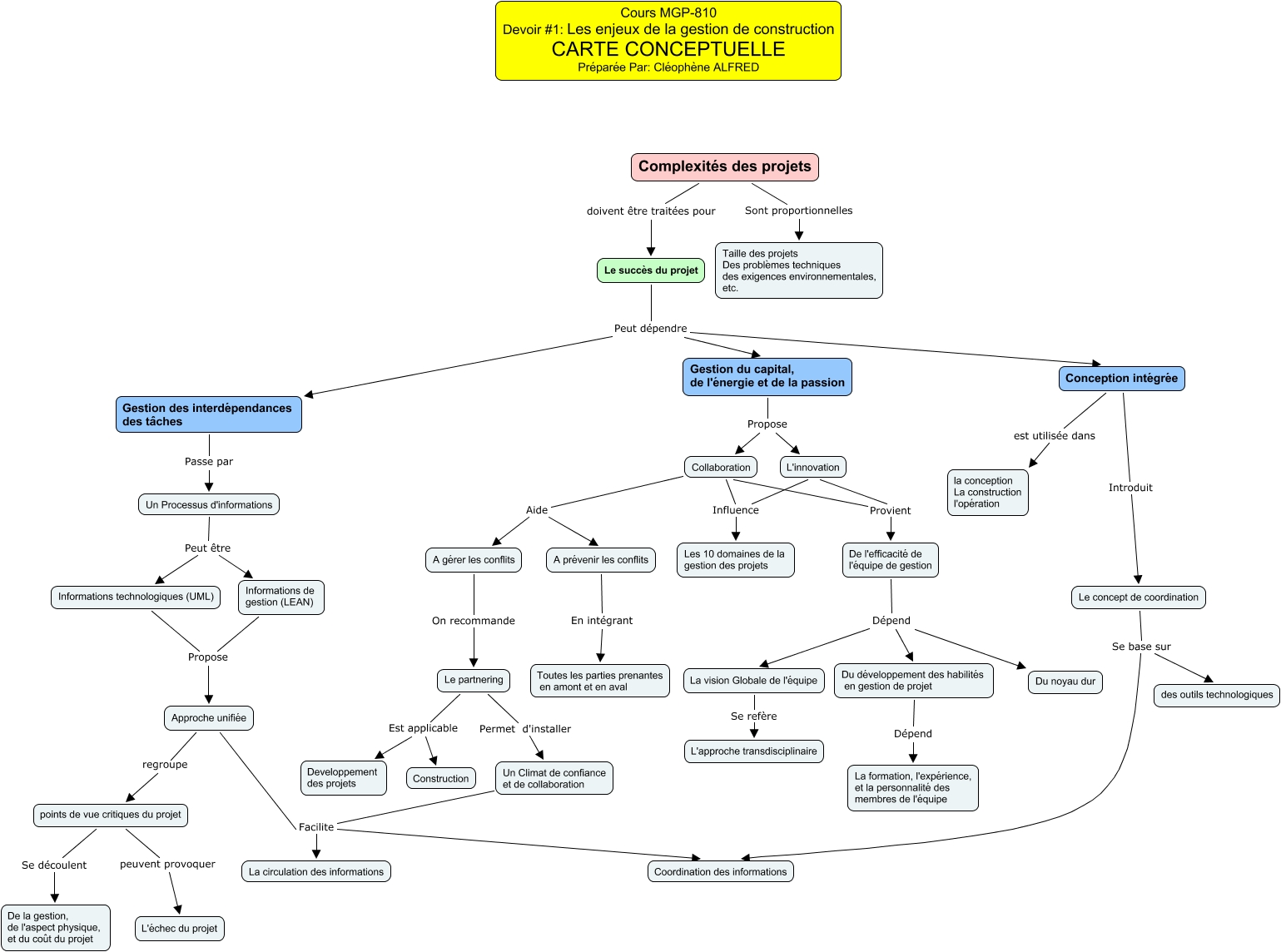 Carte Conceptuelle - Carte de concepts